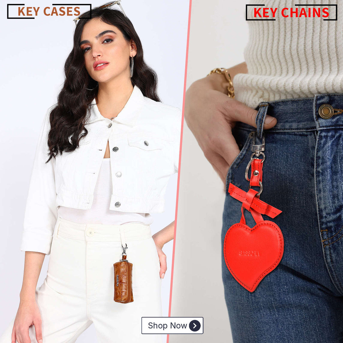 Leather Key Cases & Key Chains | Unisex Accessories – Sassora
