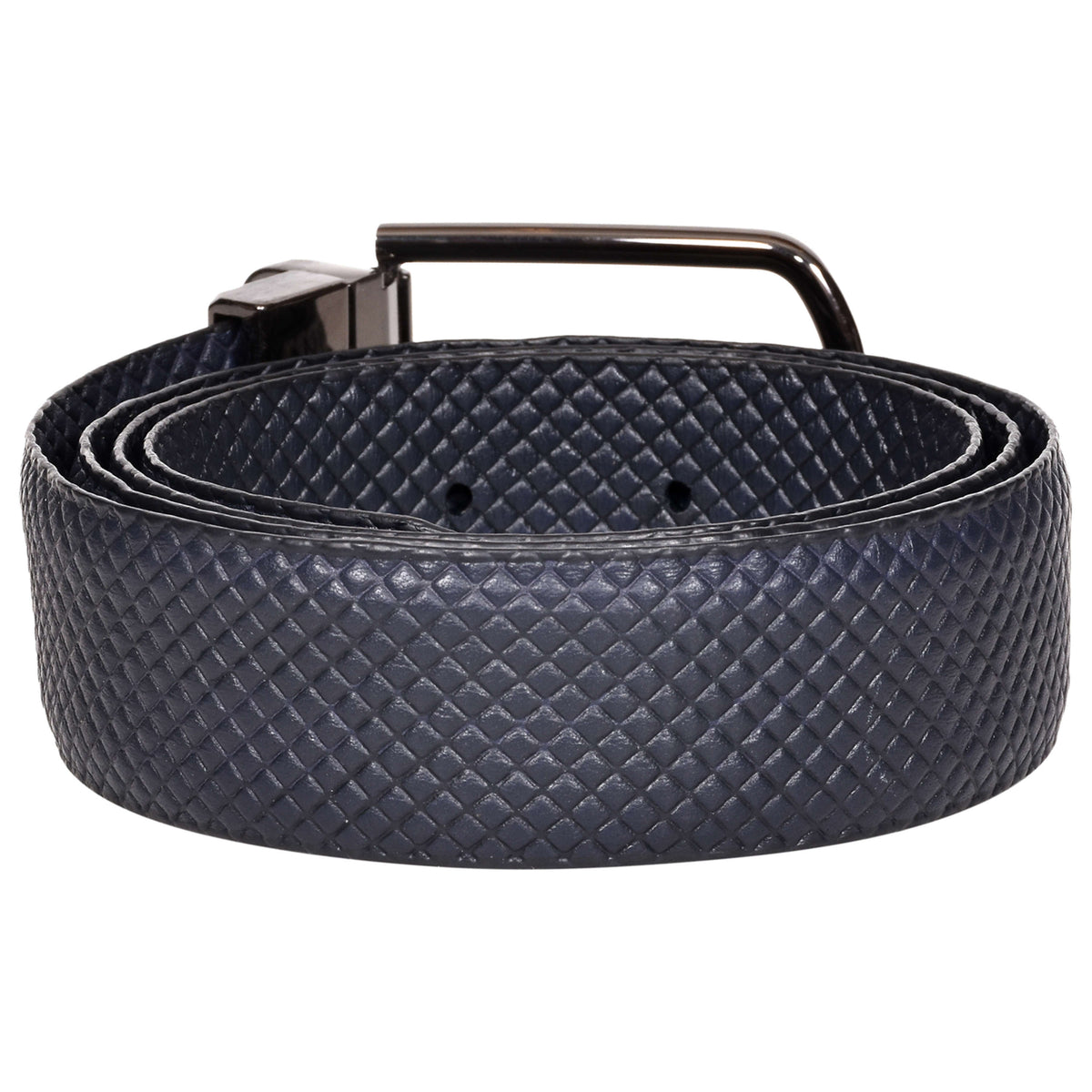 Sassora Genuine Leather Reversible Detachable Men's Buckle Belt